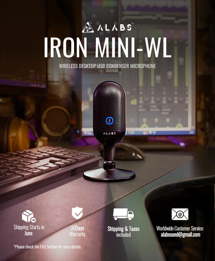 ALABS THE FIRST DESKTOP WIRELESS USB CONDENSER MIC | Indiegogo