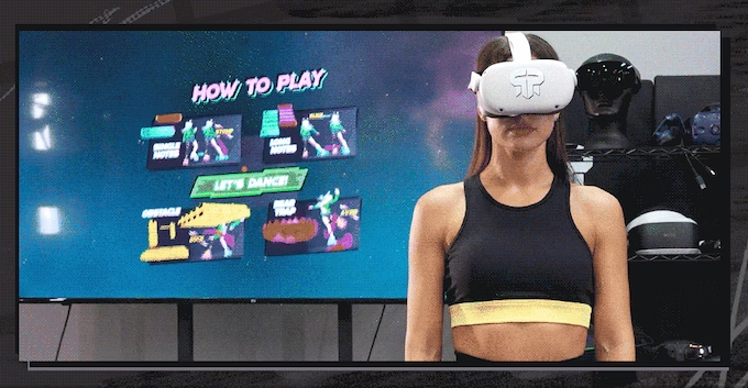 Dance Dash - FBT VR Rhythm Game with Trackstraps | Indiegogo