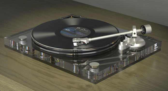 Retrolife's First Unique Acrylic Clear Turntable | Indiegogo