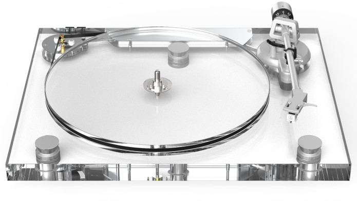 Retrolife's First Unique Acrylic Clear Turntable | Indiegogo