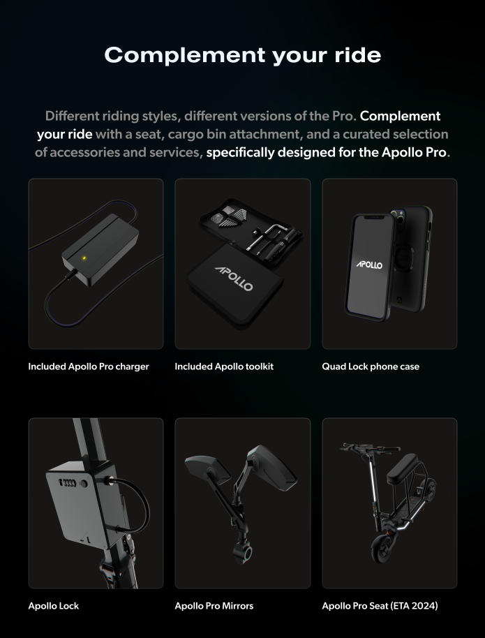 Apollo Pro Luxury E-Scooter: Outpace the Ordinary | Indiegogo