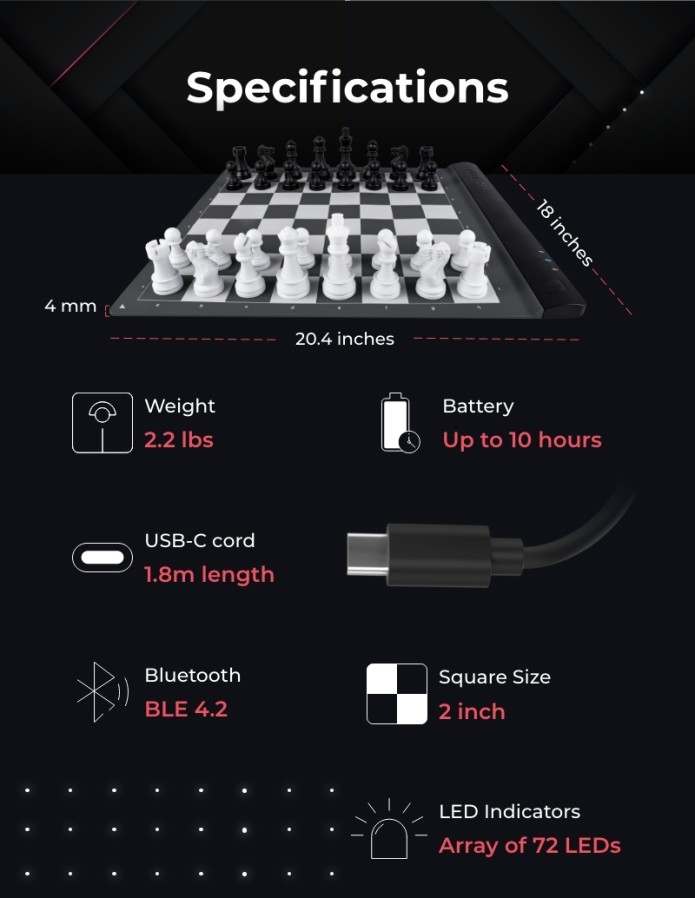 Square Off PRO - World's 1st Rollable E-Chessboard | Indiegogo