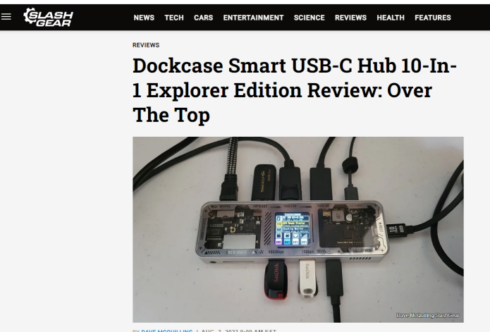 Dockcase Smart USB-C Hub 10-in-1 Explorer Edition | Indiegogo