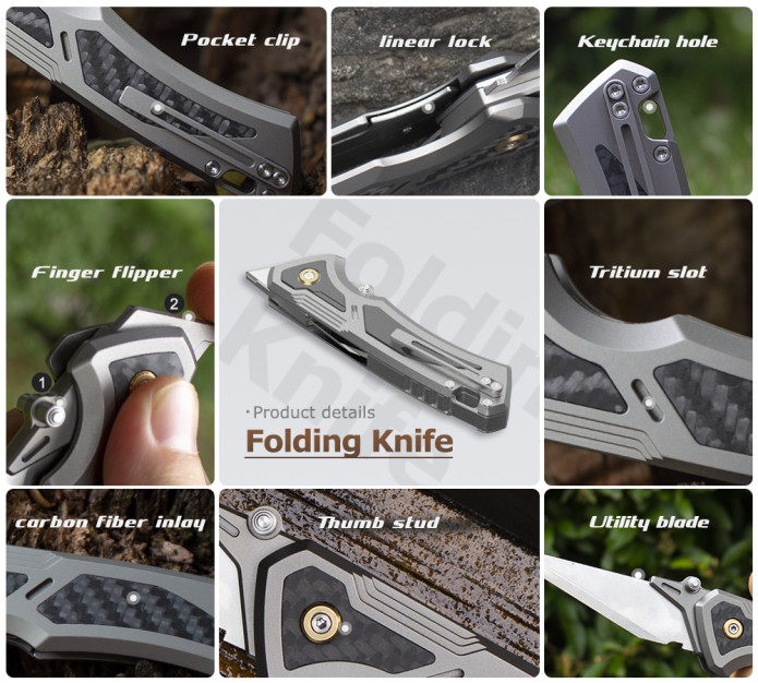 Titanium Utility Knife with Replaceable Blade | Indiegogo