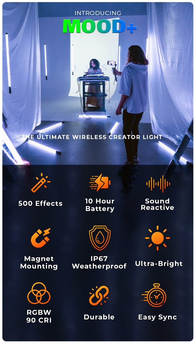 MOOD Plus: Wireless & Reactive Lighting For Events | Indiegogo