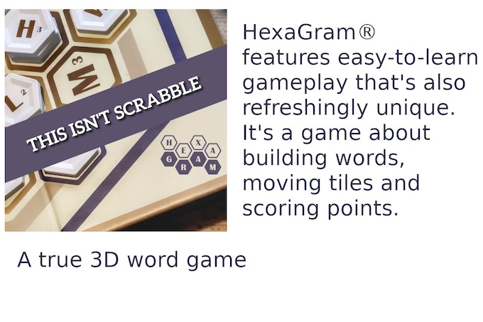 HexaGram - The Word Game on a Whole New Level! | Indiegogo