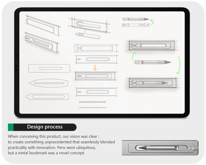 The BookBond Pen -- Titanium Multitool Bookmark | Indiegogo