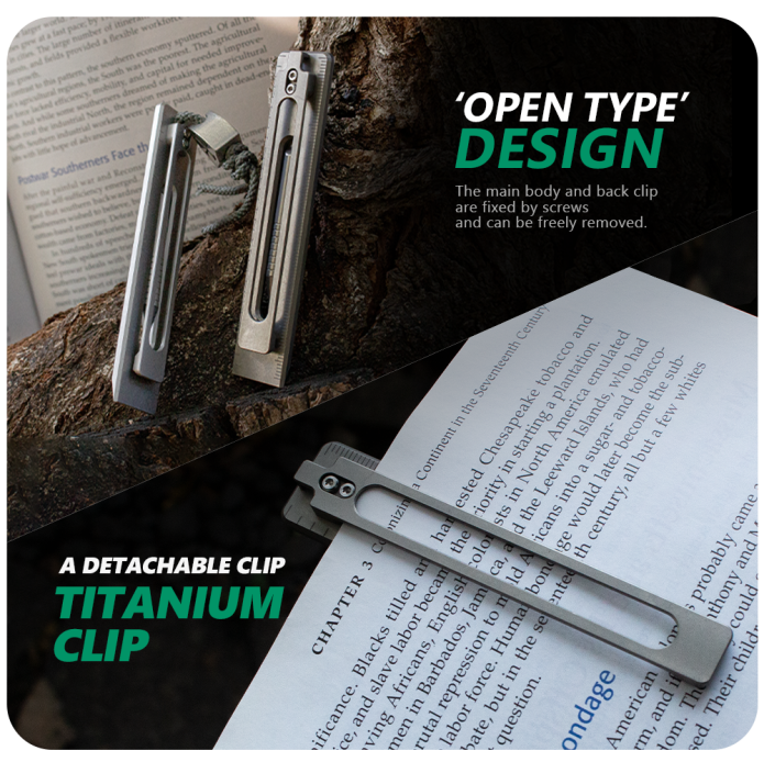 The BookBond Pen -- Titanium Multitool Bookmark | Indiegogo