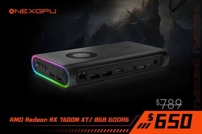 ONEXGPU: World's 1st Portable eGPU with Storage | Indiegogo