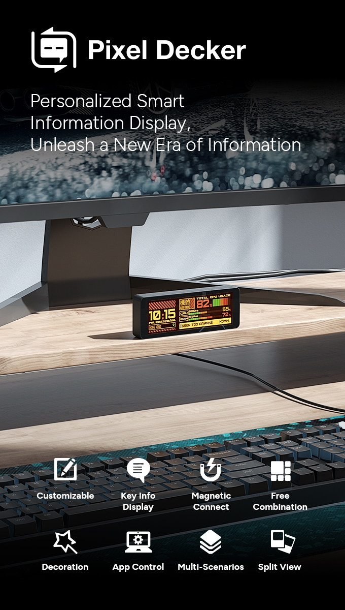 PixelDecker-Personalized Smart Information Display | Indiegogo