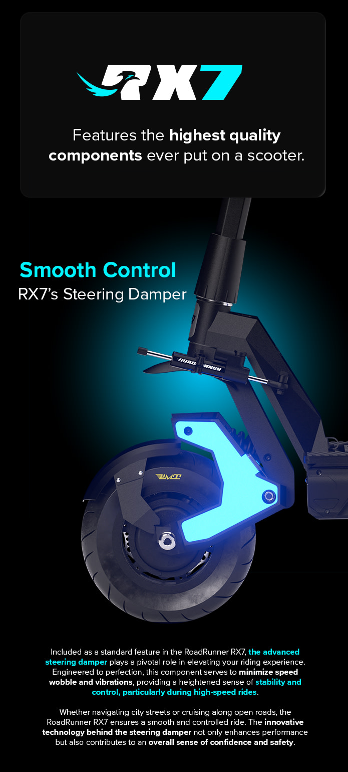 RoadRunner RX7 Premium Electric Scooter | Indiegogo
