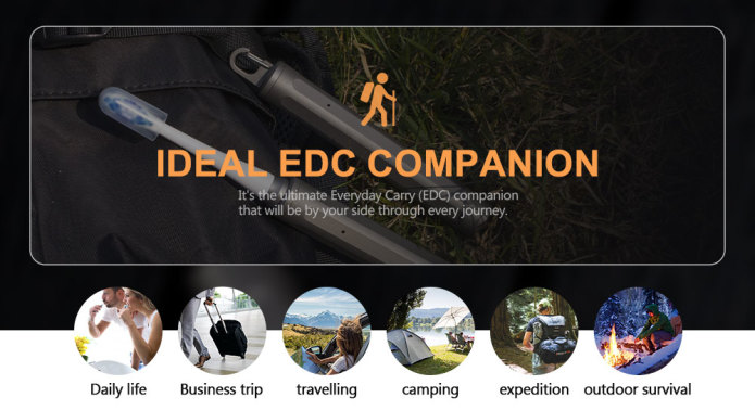 EvoGrip:Titanium 3-in-1 EDC Toothbrush | Indiegogo