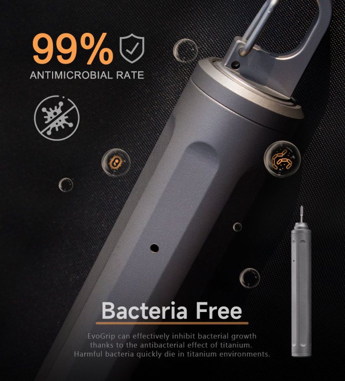 EvoGrip:Titanium 3-in-1 EDC Toothbrush | Indiegogo
