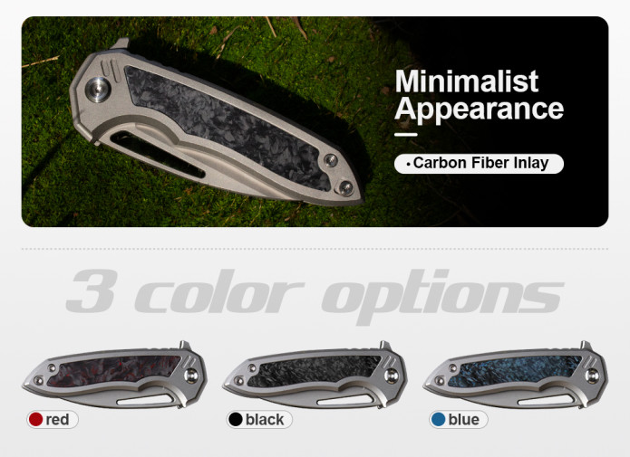 The Cicada Knife: Ti Handle with M390 Blade Knife | Indiegogo