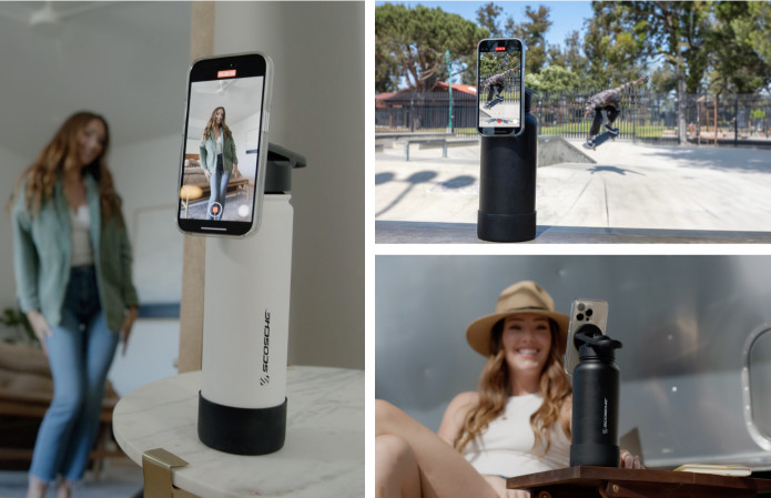 MagicMount Flask - The Water Bottle Phone Holder | Indiegogo