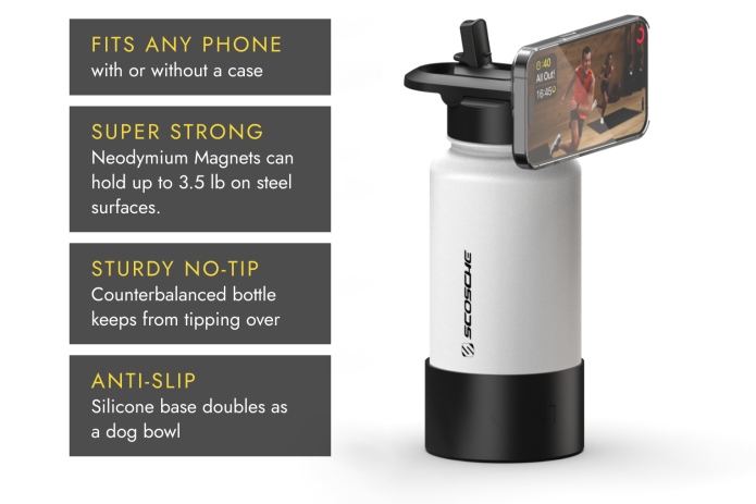 MagicMount Flask - The Water Bottle Phone Holder | Indiegogo