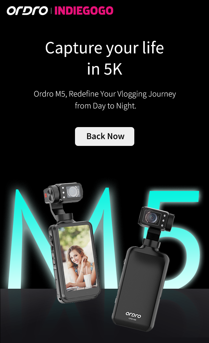 Ordro M5, Capture Your Life with 5K Vlog Camera | Indiegogo
