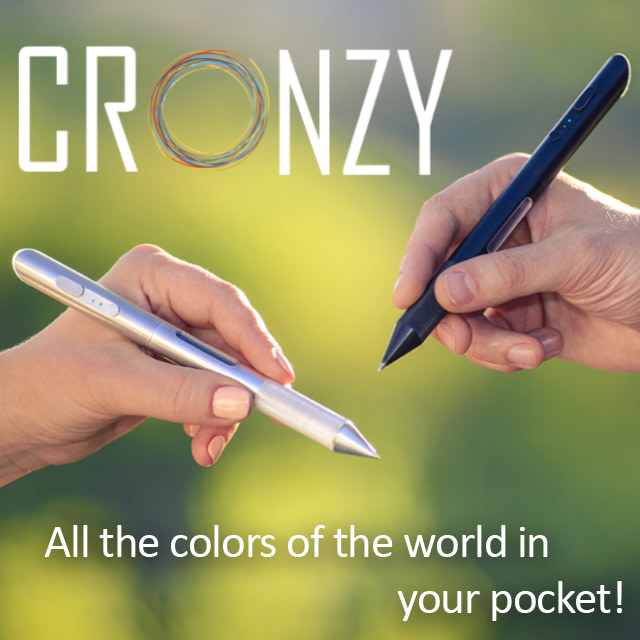 Track CRONZY Pen - Over 16-million colors in your pocket's Indiegogo campaign on BackerTracker