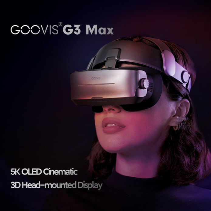 Track GOOVIS G3 Max: Most Advanced 5K OLED Cinematic HMD's Indiegogo ...