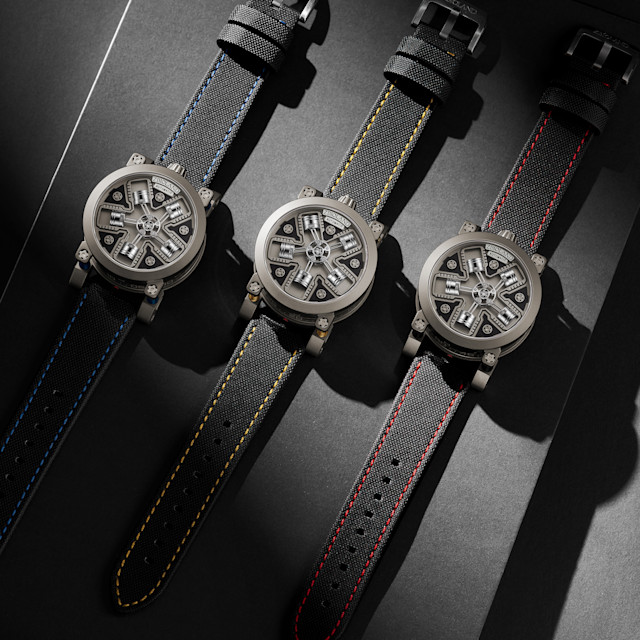 Track Rotary Engine Titanium Watch by Zbioland on BackerTracker