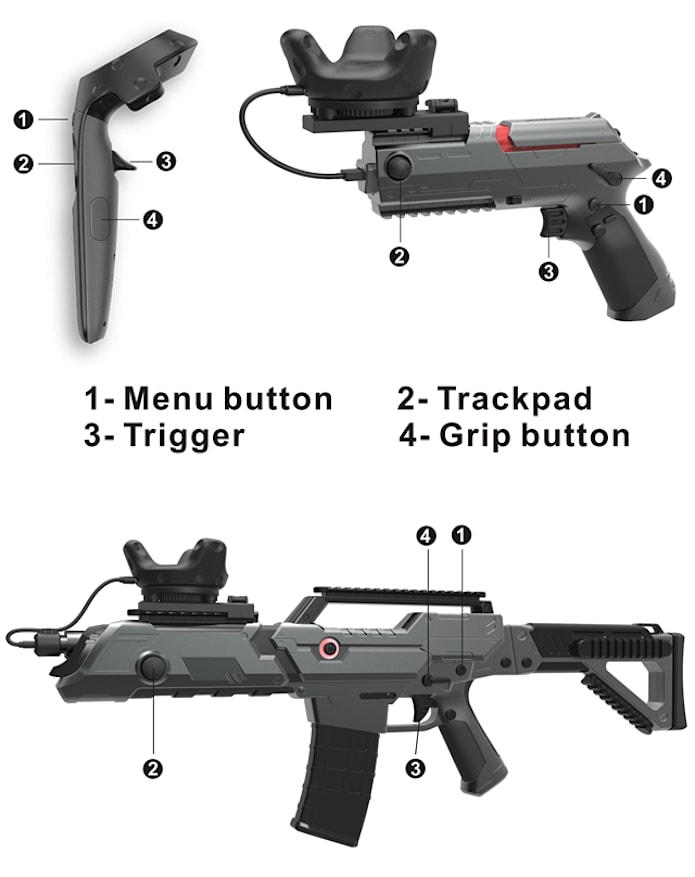 Are the bluetooth VR guns viable? : r/Vive