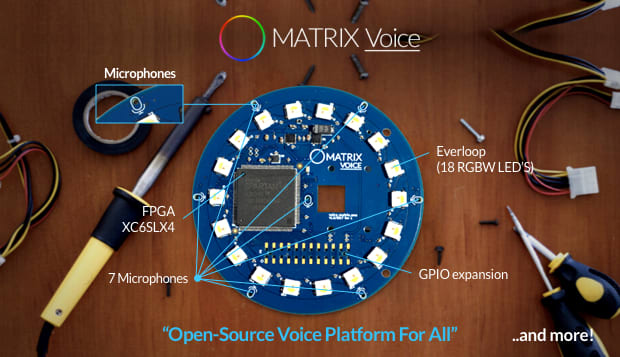 MATRIX Voice: Open-Source Voice Platform For All | Indiegogo